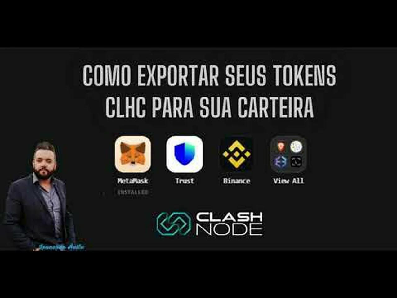 CLASH NODE COMO ENVIAR TOKENS PARA CARTEIRA