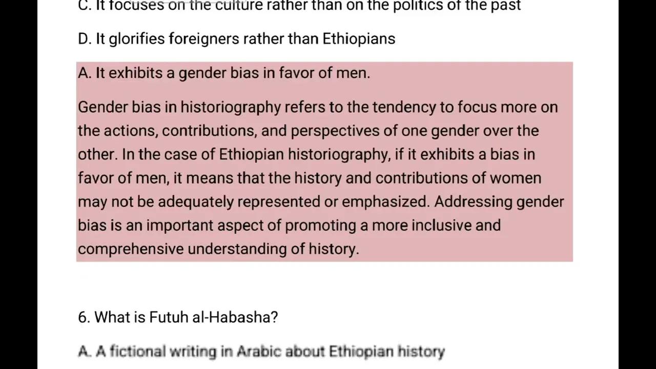 History entrance questions on Grade 11 Unit 1 (2000-2011)