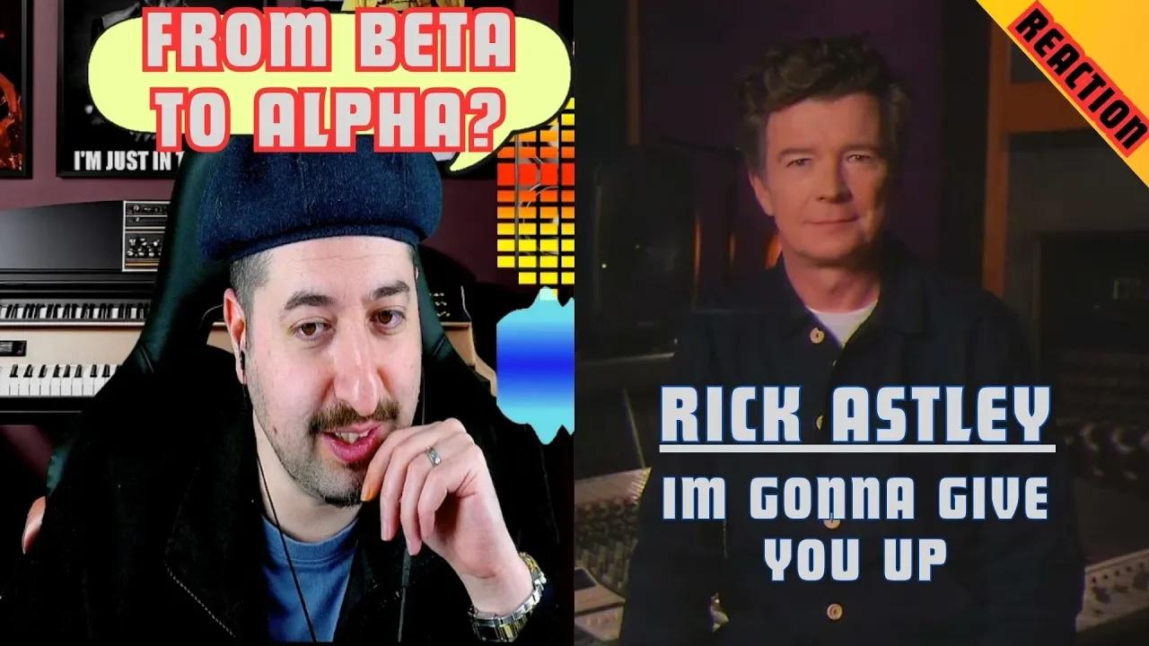 Rick Astley - I'm Gonna Give You Up Lyrics (this is not an AI) REACTION