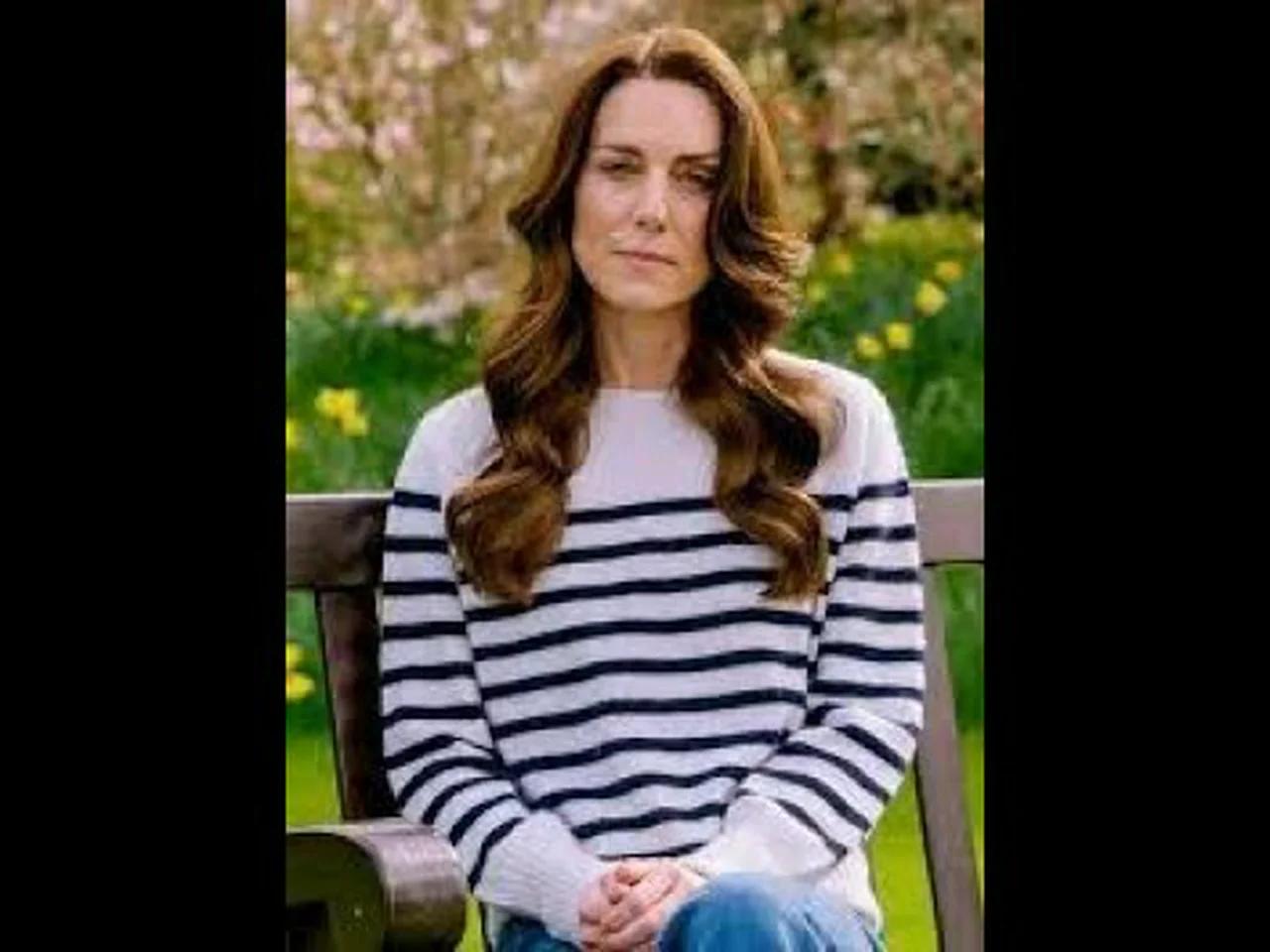 Kate Middleton speech video AI deep fake technology compared to ...