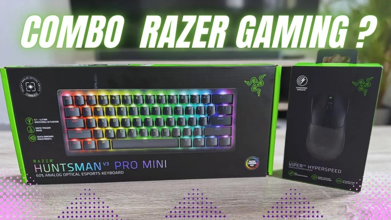 RAZER HUNTSMAN v3 mini PRO & VIPER v3 : le COMBO GAMER