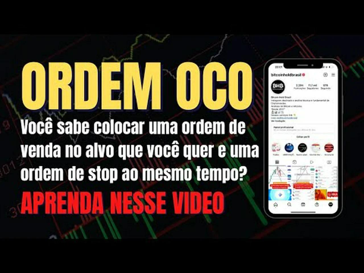 BINANCE TÉCNICA OCO APRENDA A FAZER TRADING