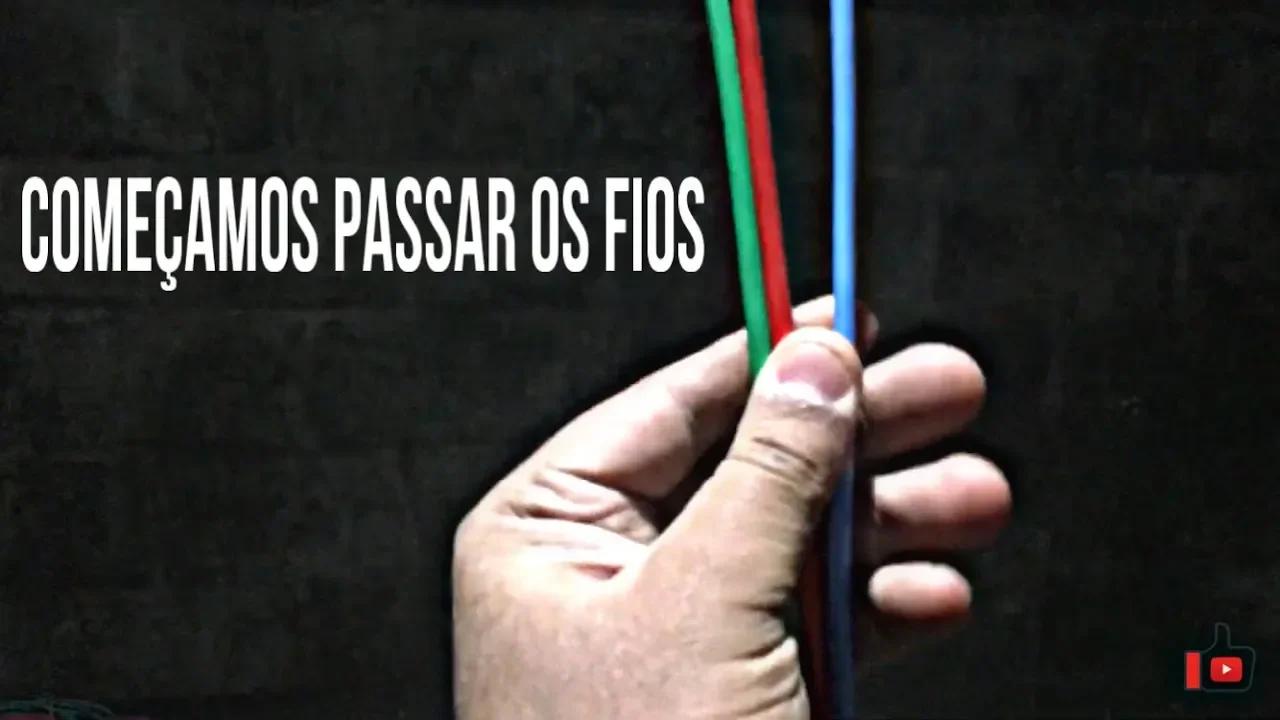 COMECEI A PASSAR OS FIOS DA ELETRICA