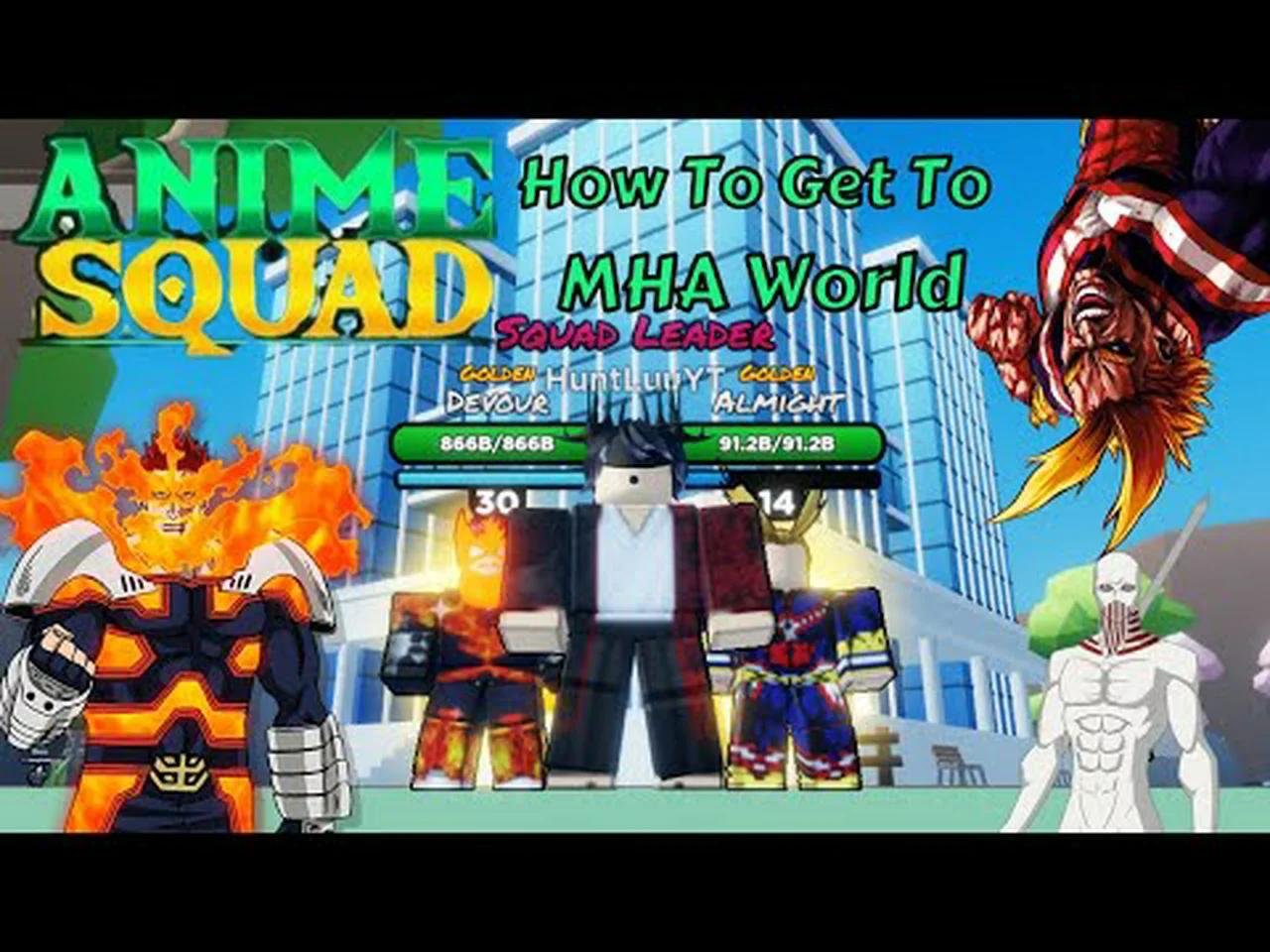 BEST Way To Get To MHA World In Anime Squad Simulator Day One | Noob To ...