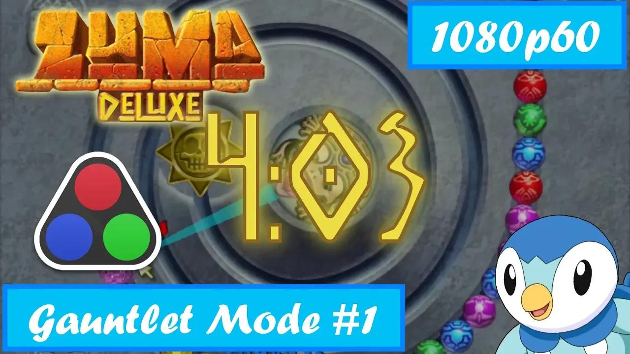 Zuma Deluxe (2003, PC) | Gauntlet: Survival Mode Speedrun #1 (Personal ...