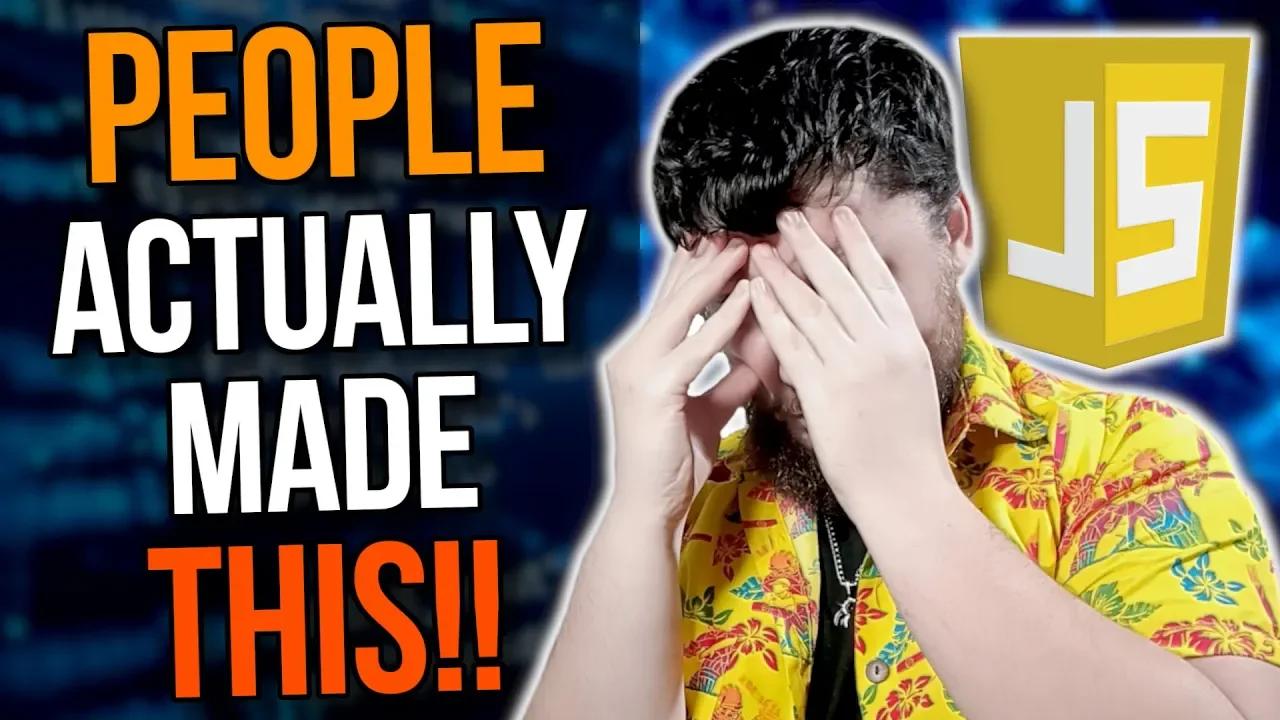 Javascript Is Not A Real Language