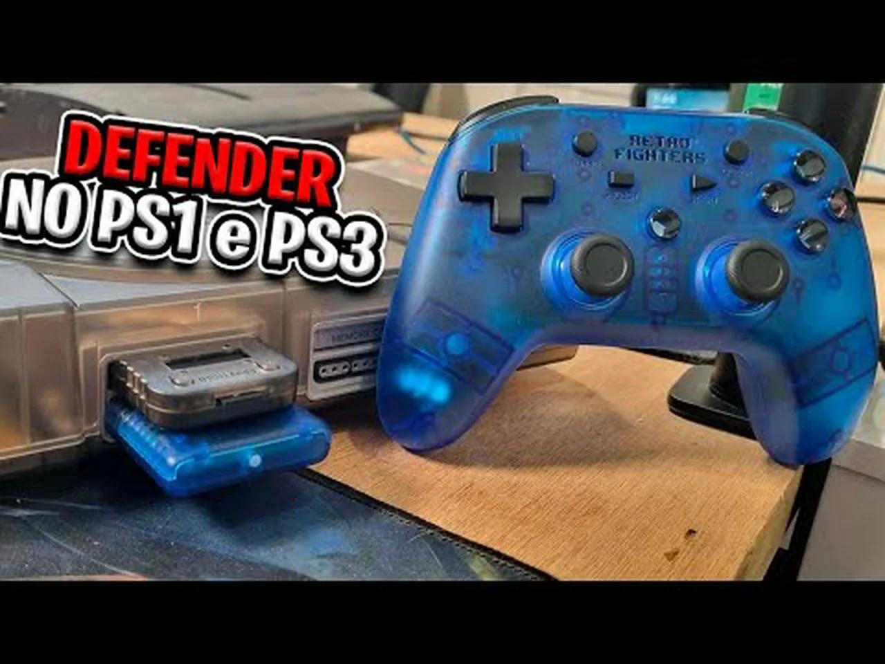 Retro Fighters Defender! Testes no PS1 e no PS3!