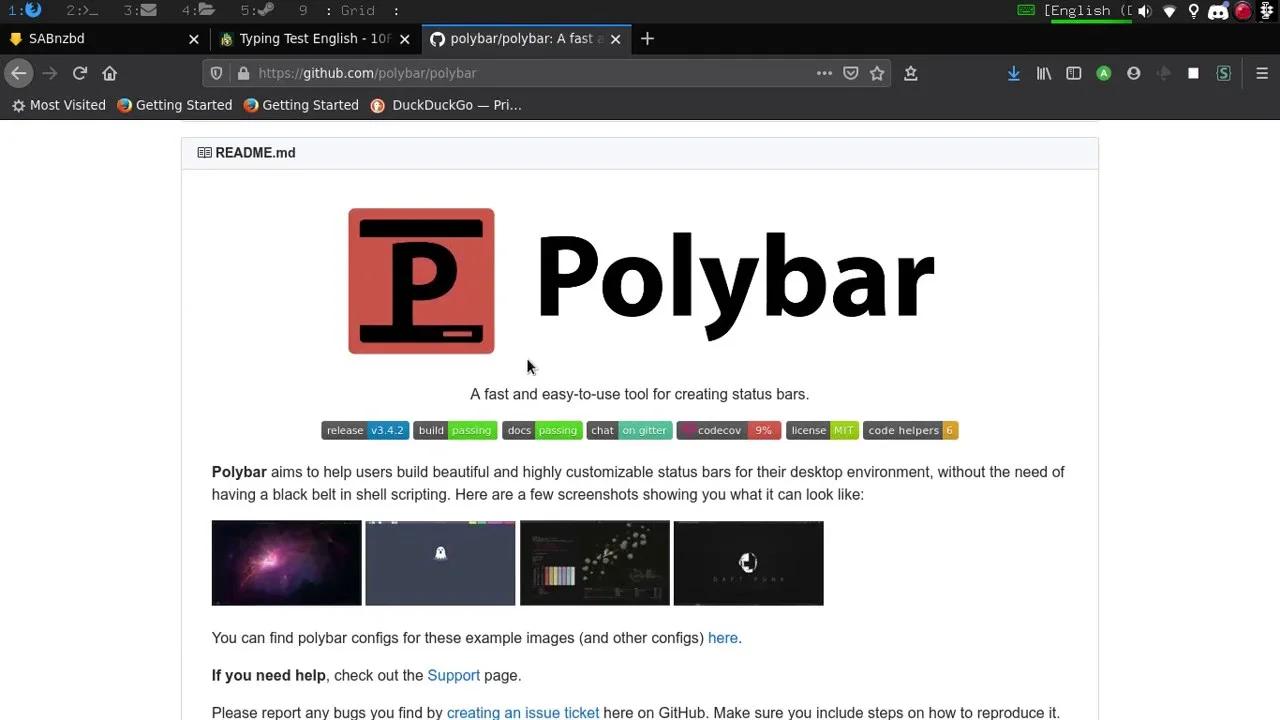 How to theme a basic Polybar (Xmonad)
