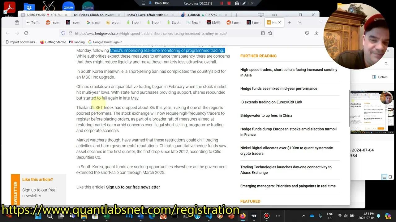 High Speed Traders Short Sellers Facing Increased Scrutiny In Asia