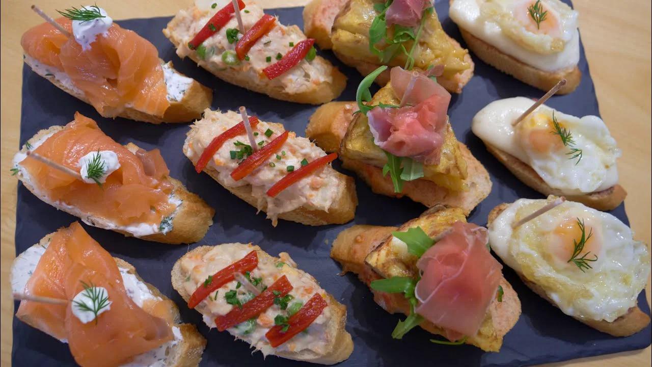 4 CLASSIC SPANISH TAPAS | Spanish Tapas Recipes | #Shorts | Basque ...