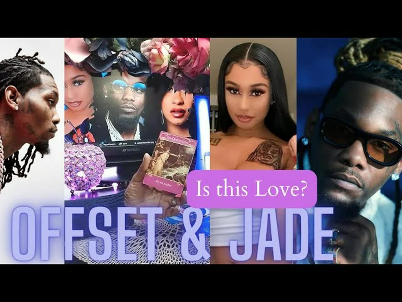 Offset and Jade relationship | Are they together | Cardi B watching ...