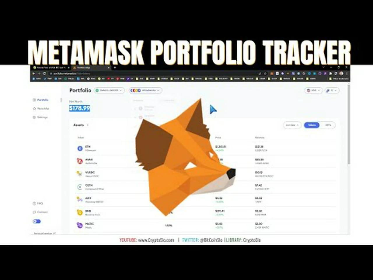 Metamask Portfolio dApp - Track Your Tokens and NFTs Across Networks