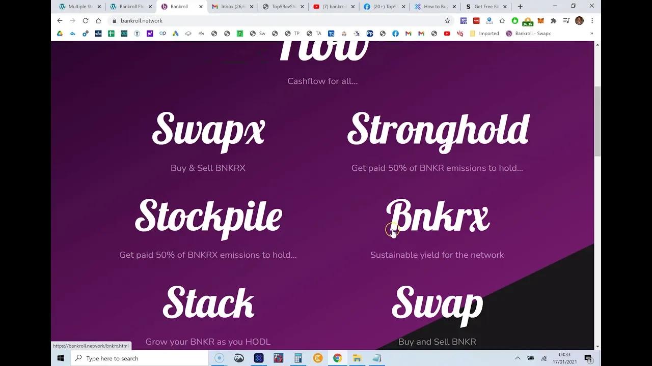 Bankroll Flow Earn 1% daily. High Risk High Reward