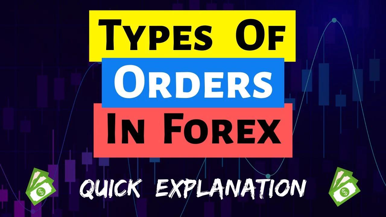 Types of Orders in Forex 💸 || Limit Order, Market Order, Stop-Entry Order