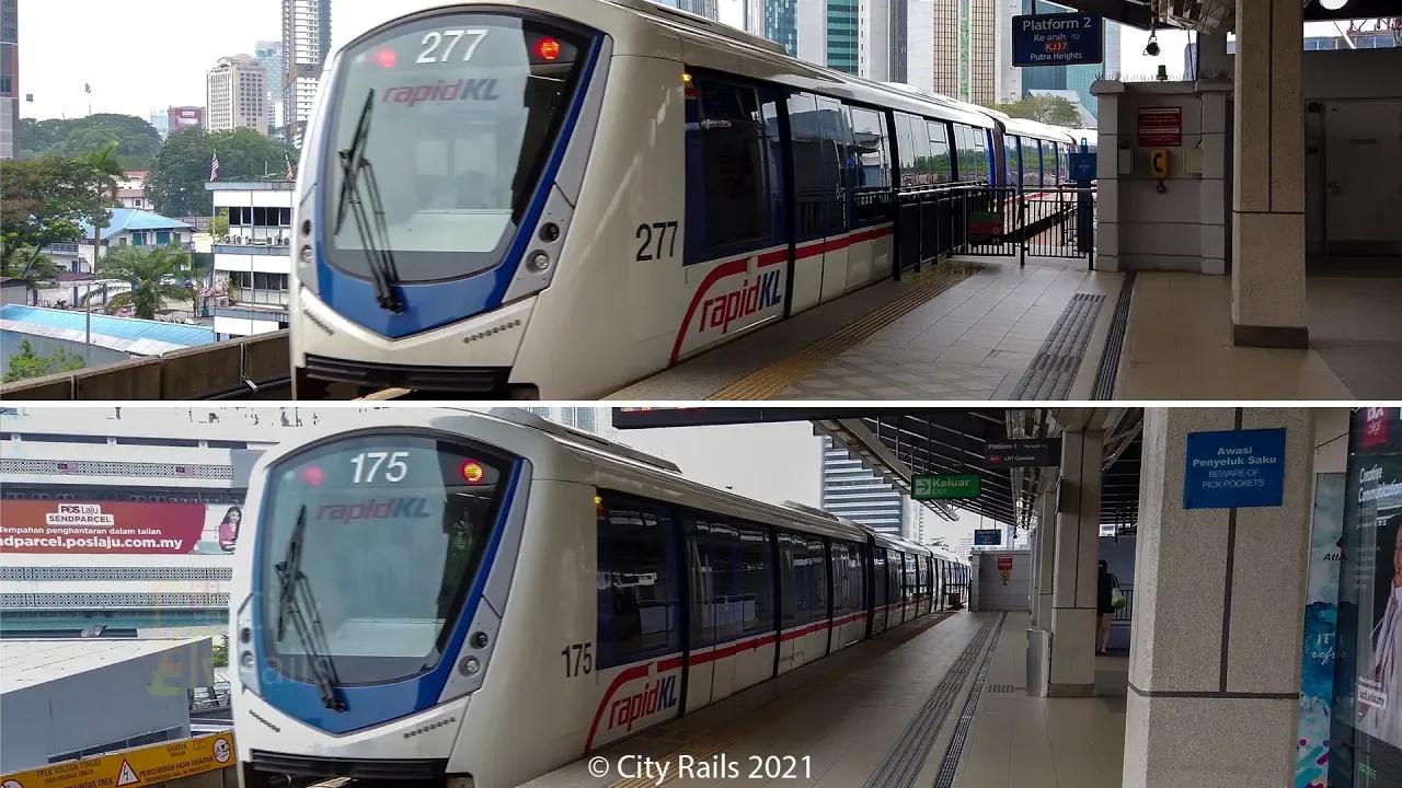 Double KLAV's at Pasar Seni station! [ LRT Kelana Jaya ]