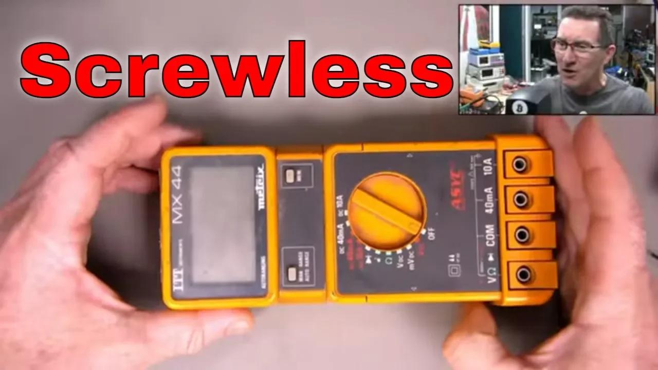 EEVblog 1578 - The Screwless Multimeter: Metrix MX44 Teardown & Calibration