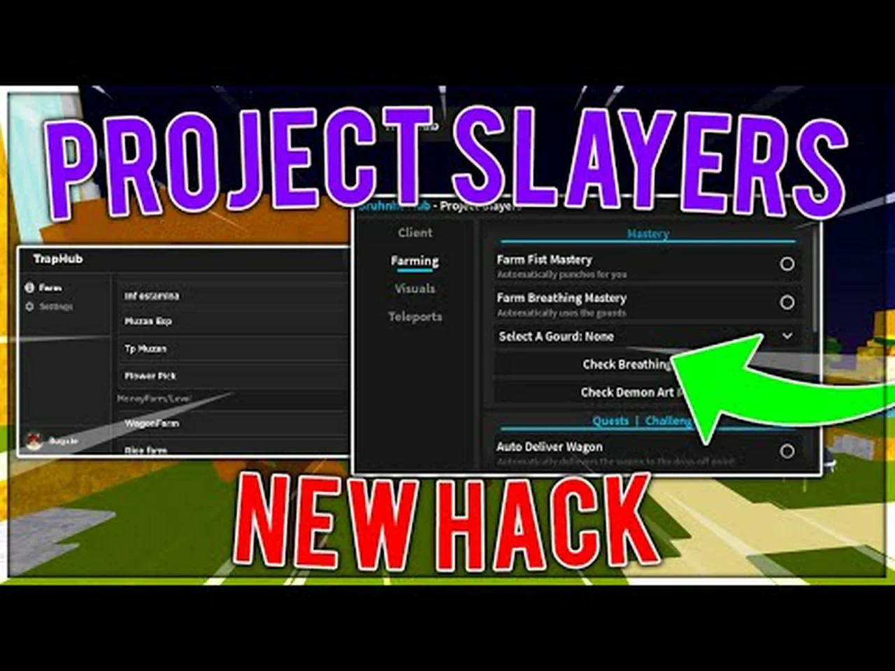 *NEW* 👺Project Slayers Script Hack👺 OP Boss Farm + Loot | INF spins | Auto Farm | ESP | *PASTEBIN*