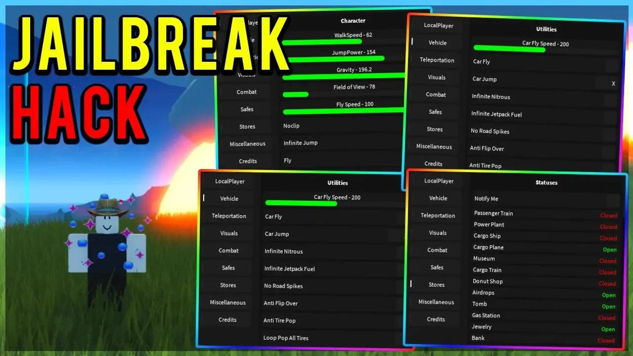 ROBLOX JAILBREAK HACK | Arrest All, Auto Farm Gun Mods & More Script ...