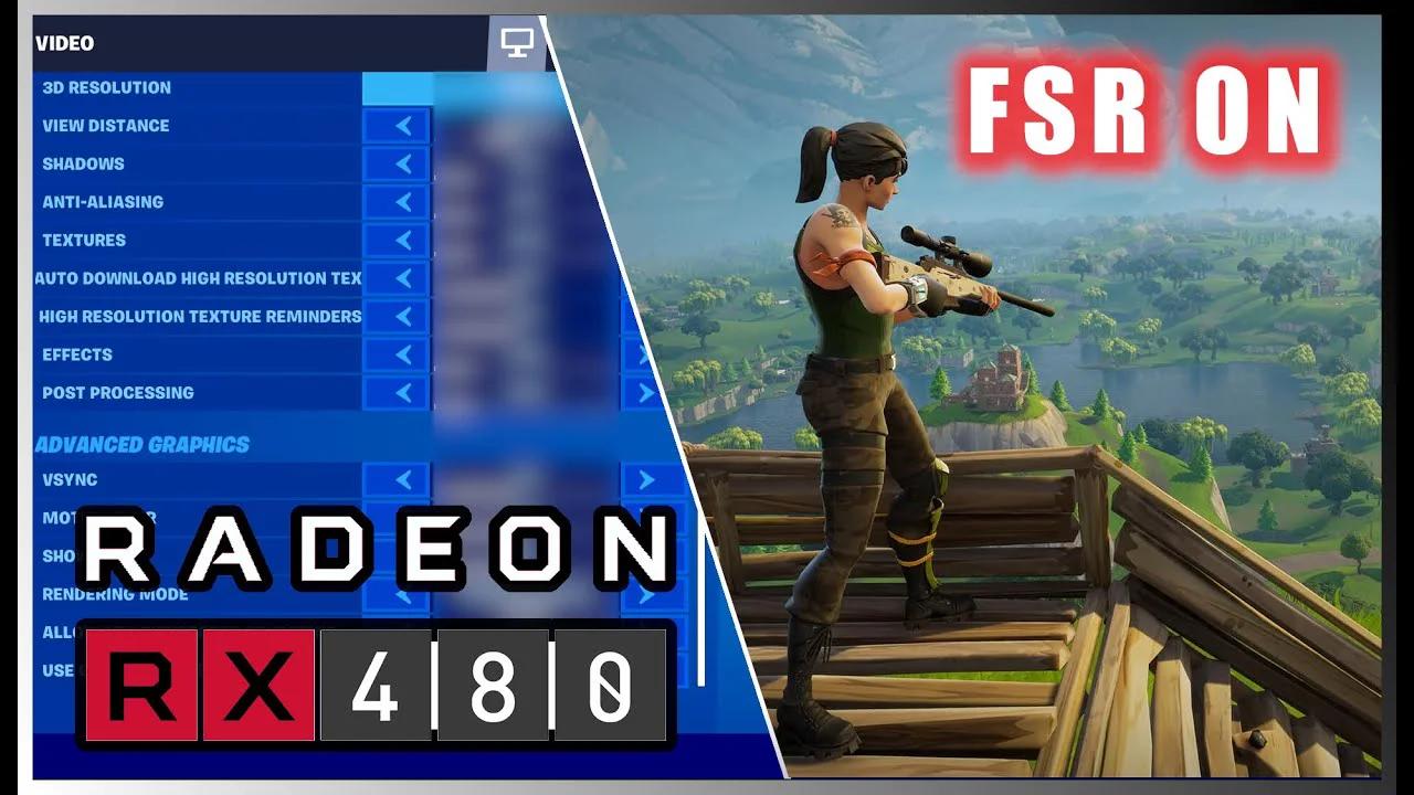 Fortnite FPS BOOST Settings Detailed Guide AMD RX 480 [CHAPTER 3]