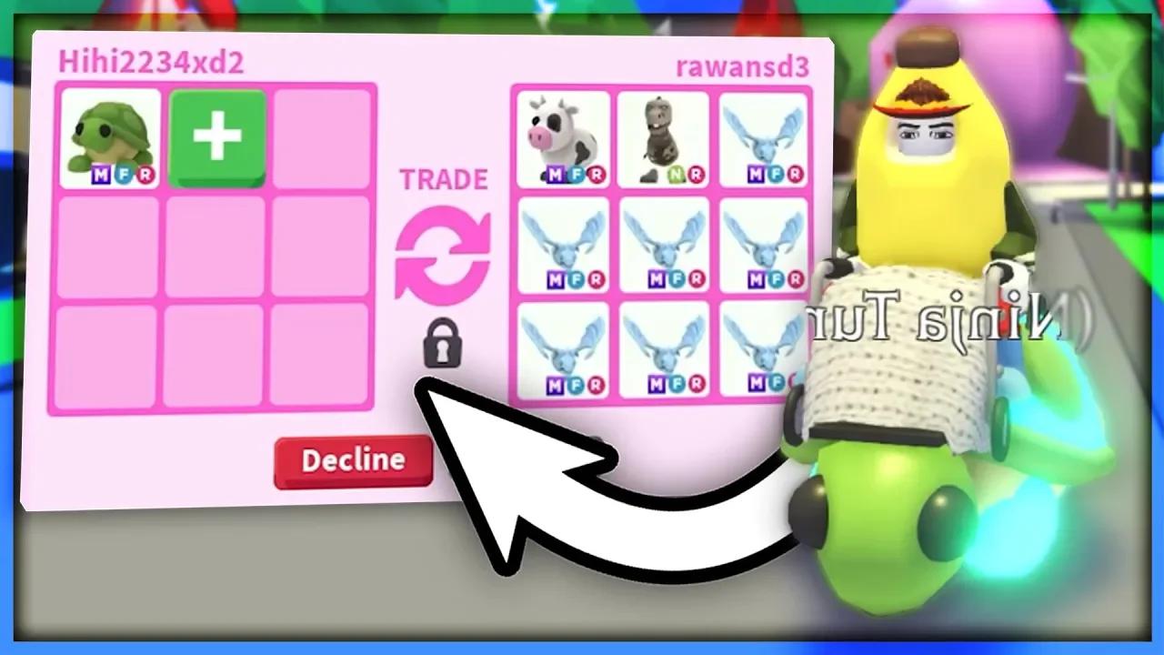 Was Traden Leute Für Eine Mega Neon Turtle In Roblox Adopt Me?! (deutsch)