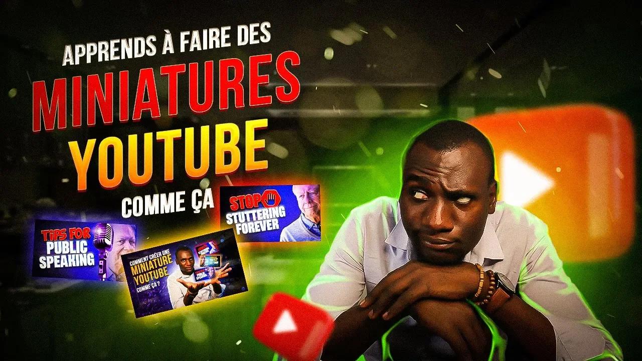 Comment créer une belle miniature YouTube avec Photoshop #da2officiel # ...