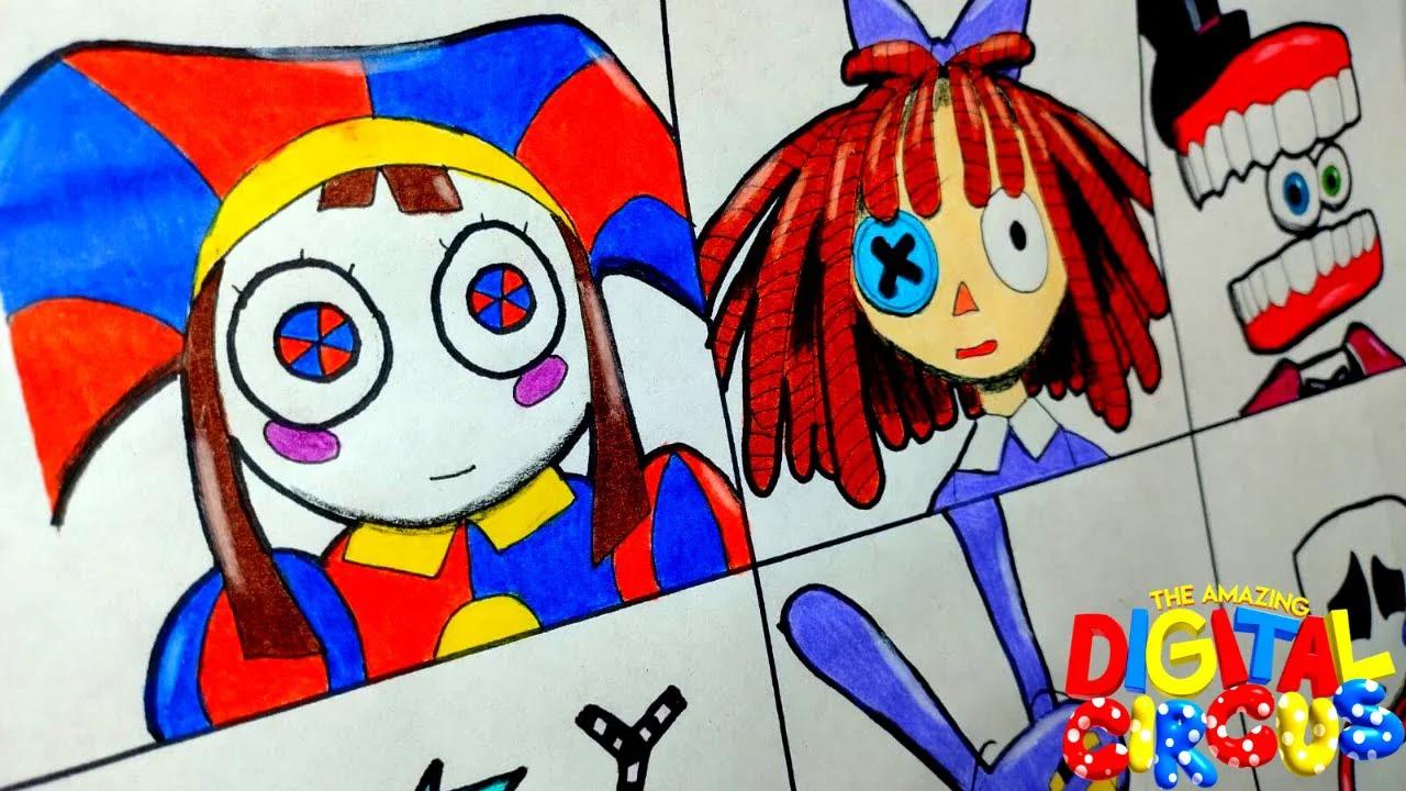 Cгіmo Dibujar Losрџћєpersonajes De Amazing Digital Circus Pomni Ragatha