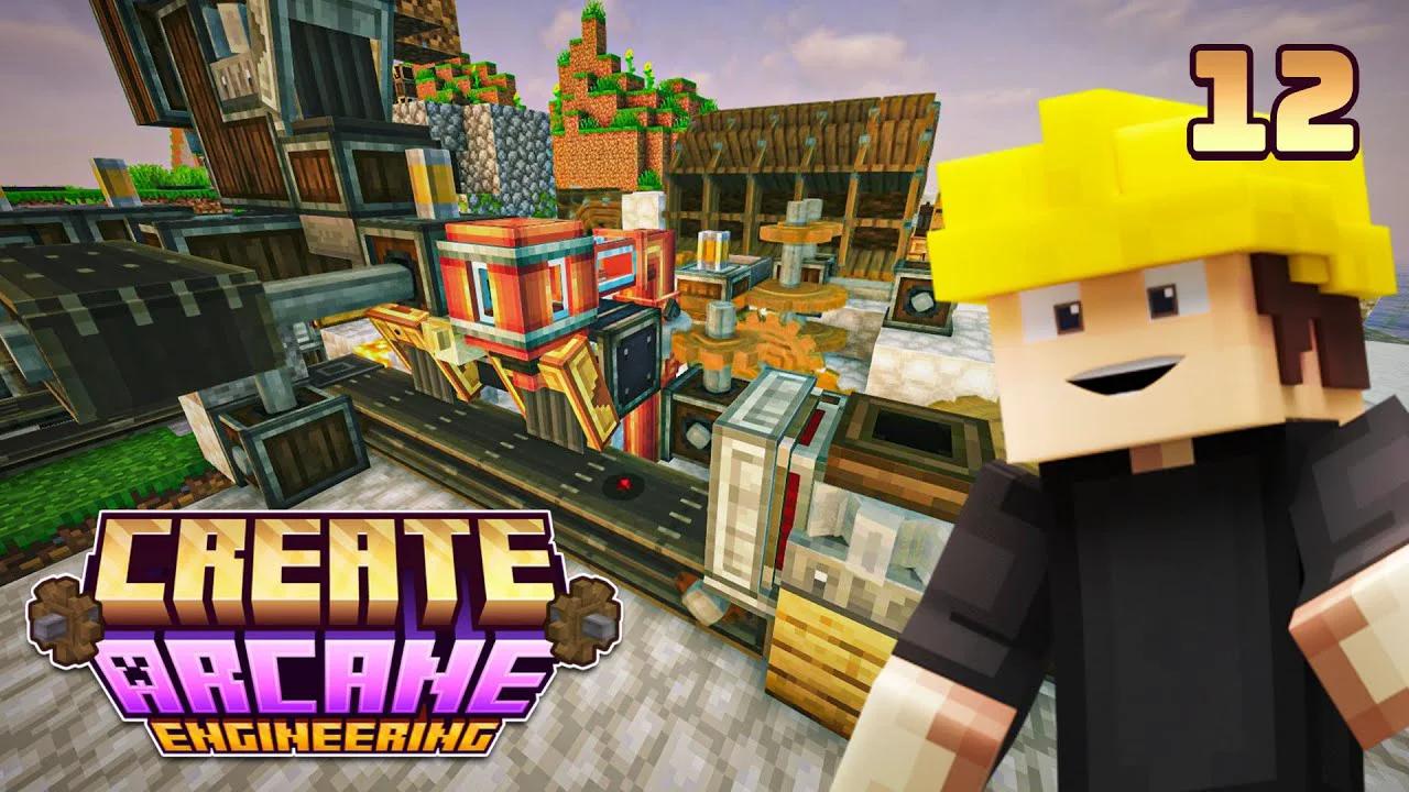 Minecraft: Create Arcane Engineering Ep. 12 - Automatisation de la ...