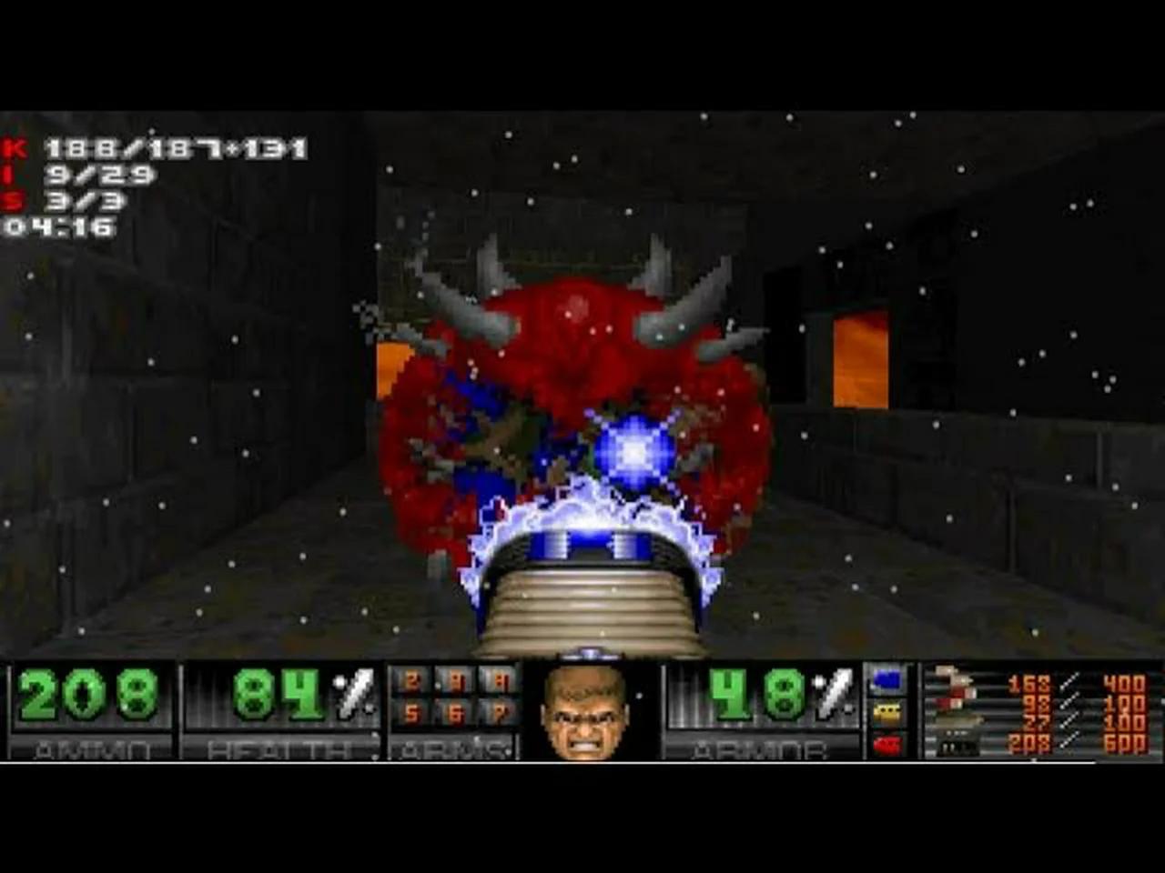 Doom 2 "Alien Vendetta" [MAP06: Hillside Siege] Nightmare! Mode {Crusty ...