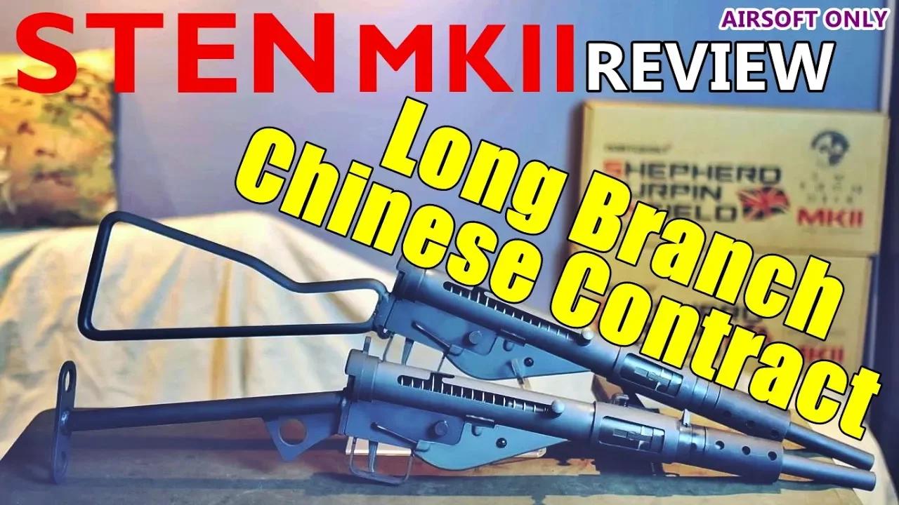 【玩具開箱】懷舊至上 經典司登再現 Northeast Sten Gun MK2 GBB Long Branch & Chinese ...