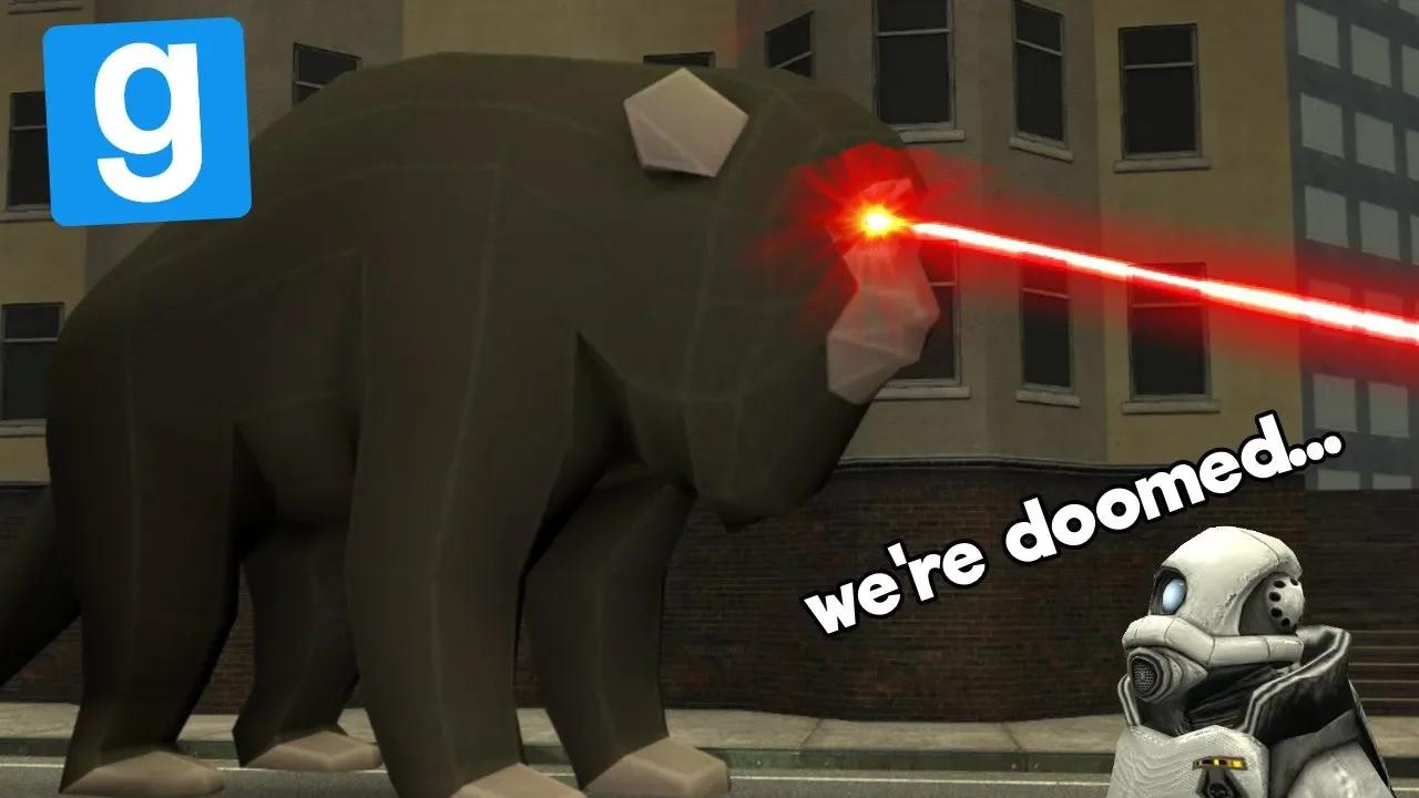 Giant Admin Monkeys Take Over The Server - Gmod PoliceRP