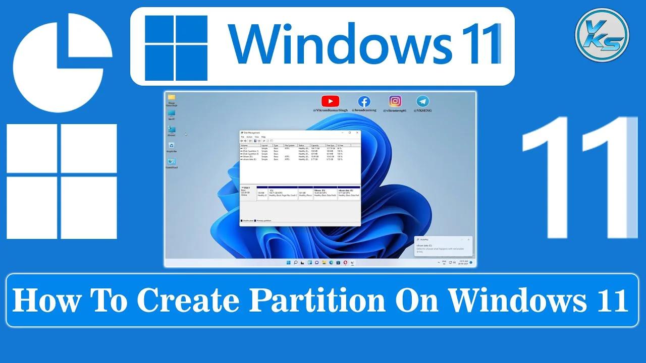 How To Create Partition On Windows 11 | Partition Hard Drives