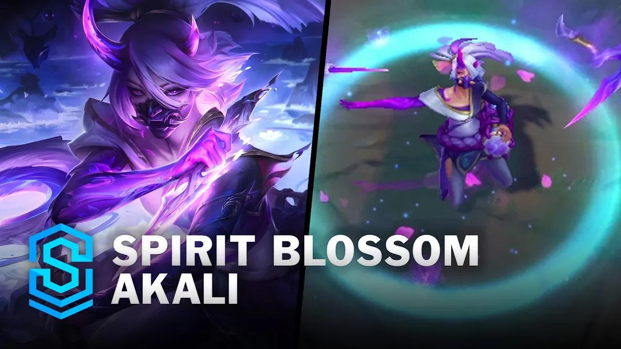 Spirit Blossom Akali Skin Spotlight - Pre-Release - PBE Preview - League of Legends
