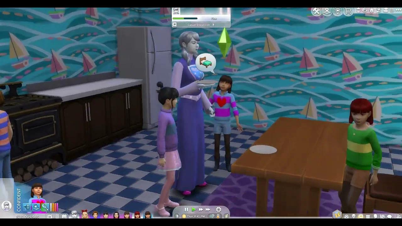 Sims 4 undertale-the fallen humans