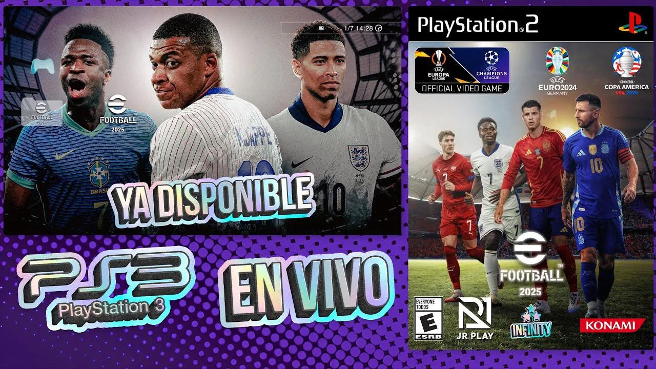 PES 2025 JR PLAY V3 - VERSIÓN DE PS3 YA DISPONIBLE EN ESPAÑOL | ¡LA ...