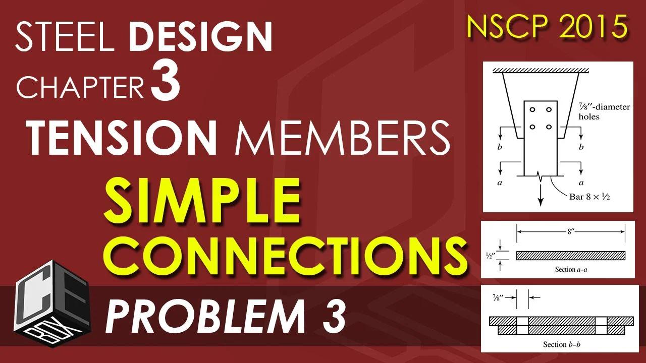 Steel Design Chapter 3 Simple Connections Problem 3 (PH)