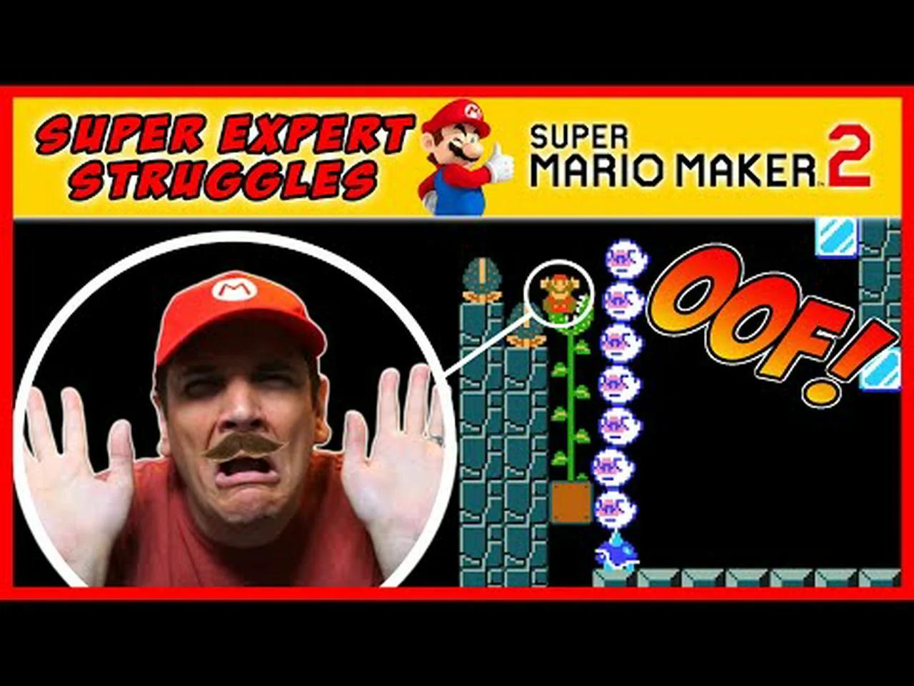 STRUGGLING // 5 Super Expert Mario Maker 2 Levels