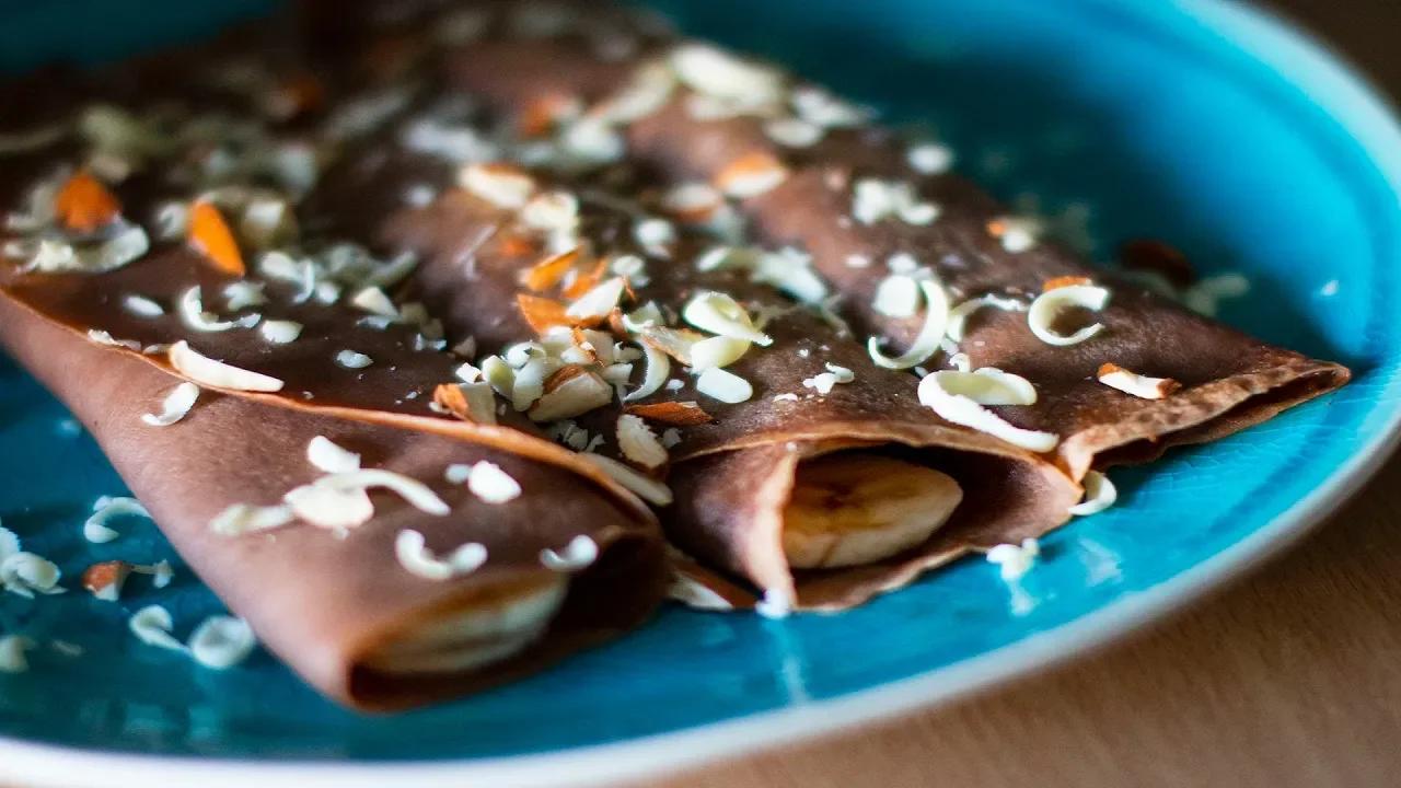 Creps de chocolate relleno de MÁS CHOCOLATE!!🍫