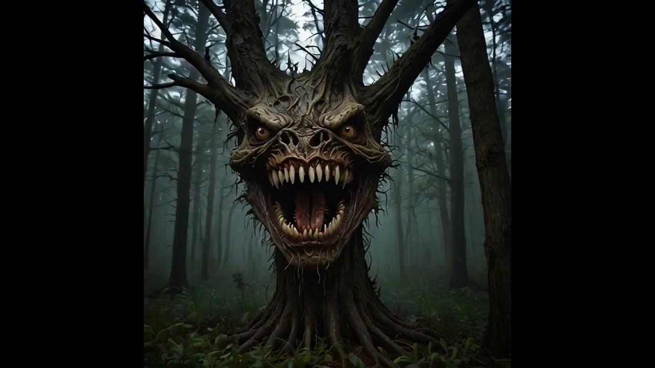 🌲👹 Horrific Forest Encounter: Biologically Correct Tree Creature