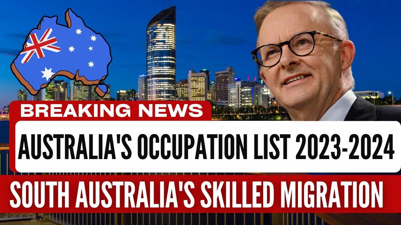 Australia's Occupation List 2023-2024 | South Australia's Skilled ...