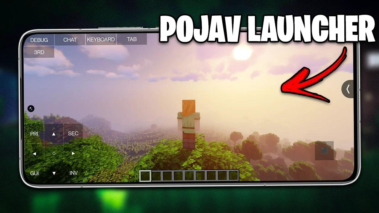 MINECRAFT JAVA COM SHADERS NO CELULAR COM POJAV LAUNCHER! | RODANDO EM VÁRIOS SMARTPHONES!