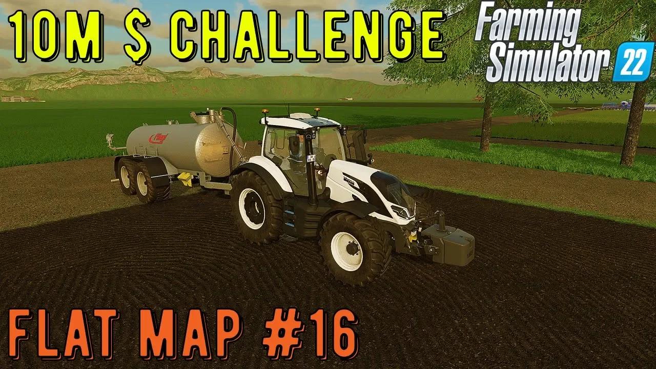 farming Simulator 22 fs22 timelapse Ep #16 Flat Map fs22 Mods