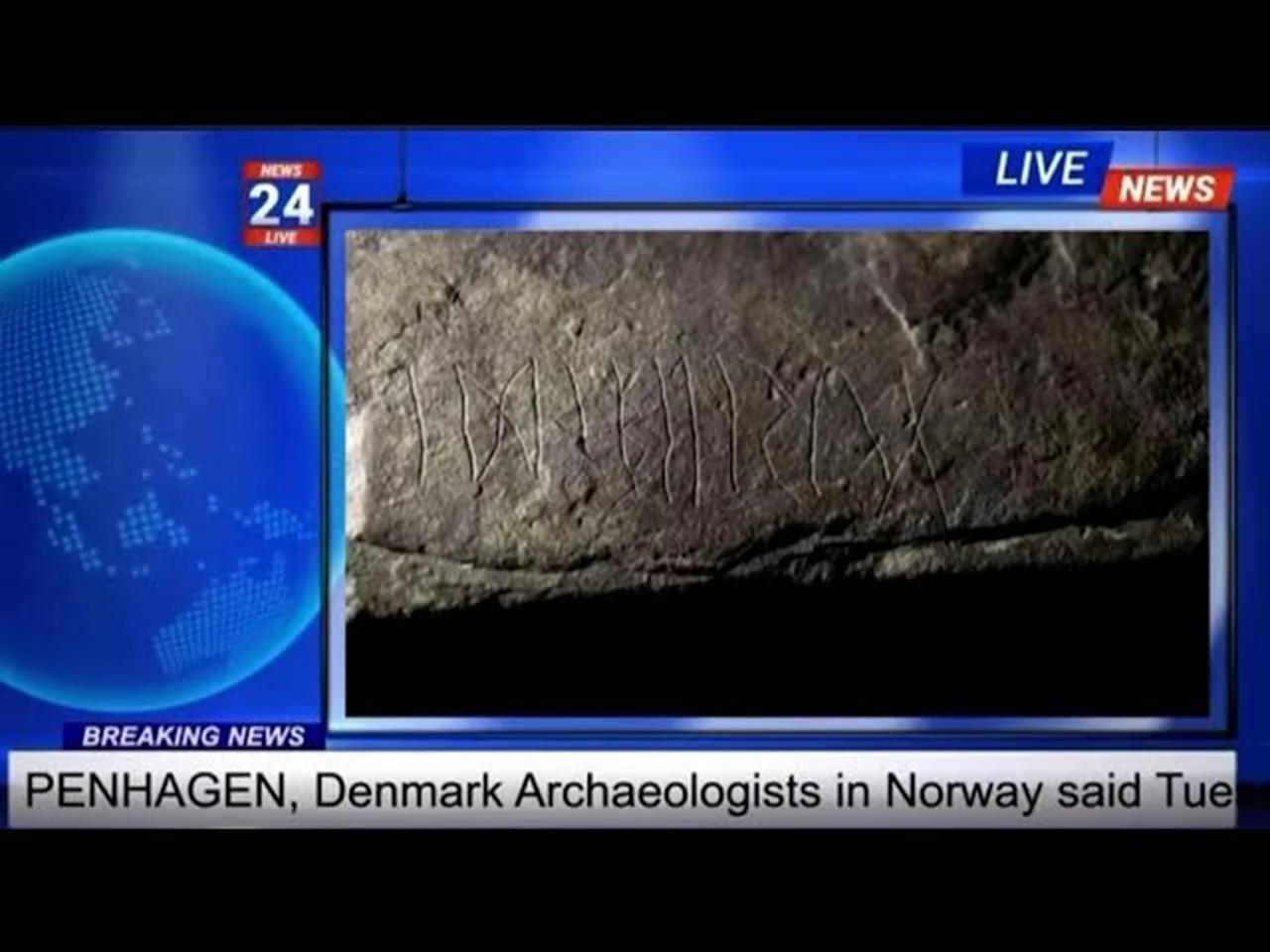 Norway archaeologists find 'world's oldest runestone ️🙏