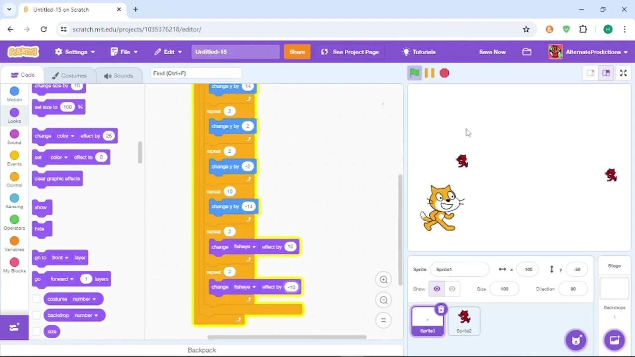Scratch tutorial | How To Create A Jumping Game In Scratch