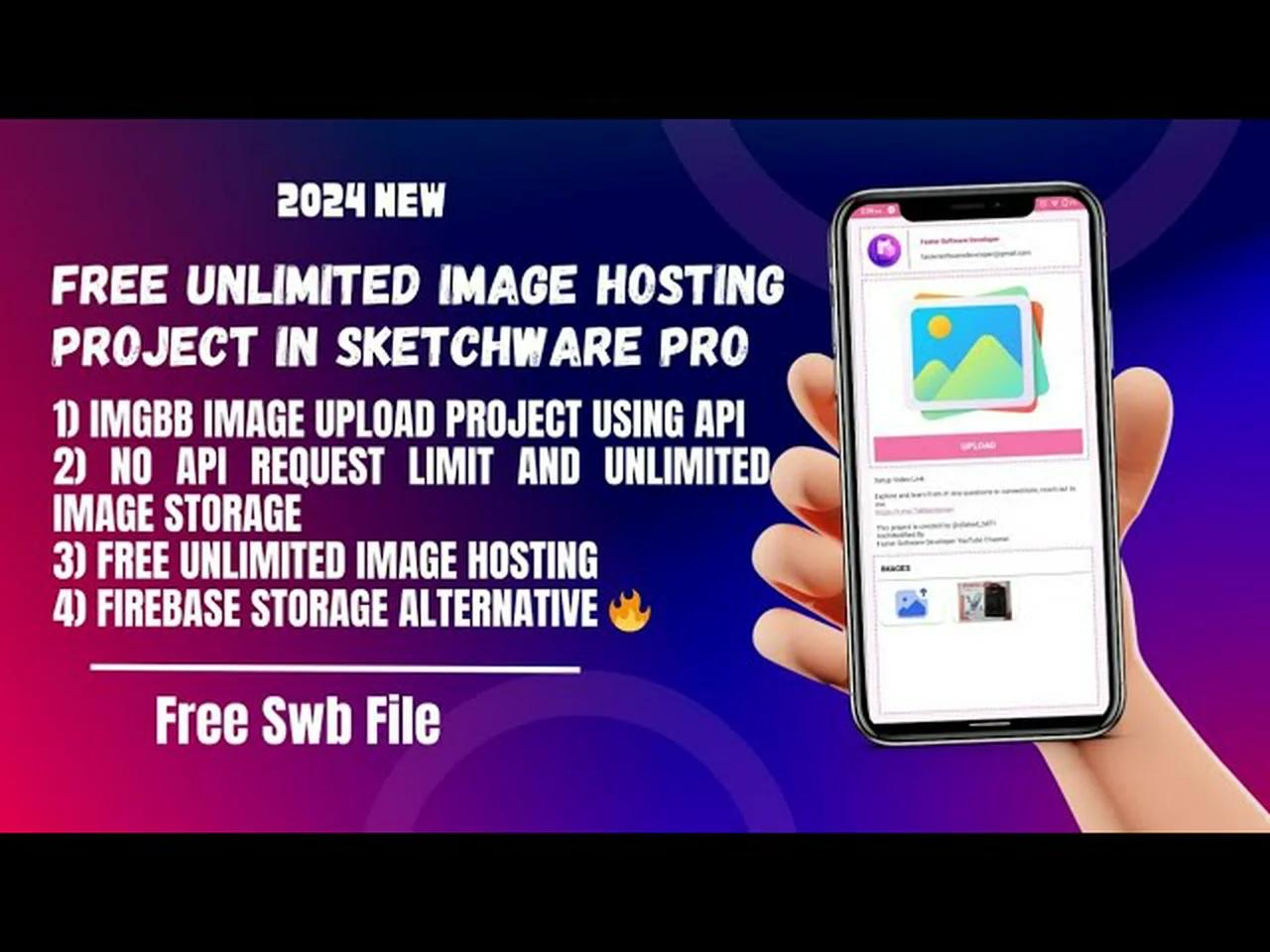 Unlimited Image Hosting Project In Sketchware Pro #fastersoftwaredeveloper #sketchware #viral