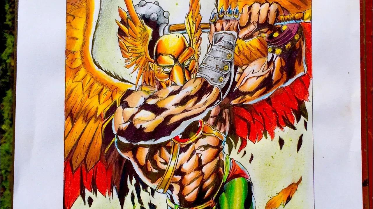 Drawing Hawkman (Cómic Version) | Black Adam