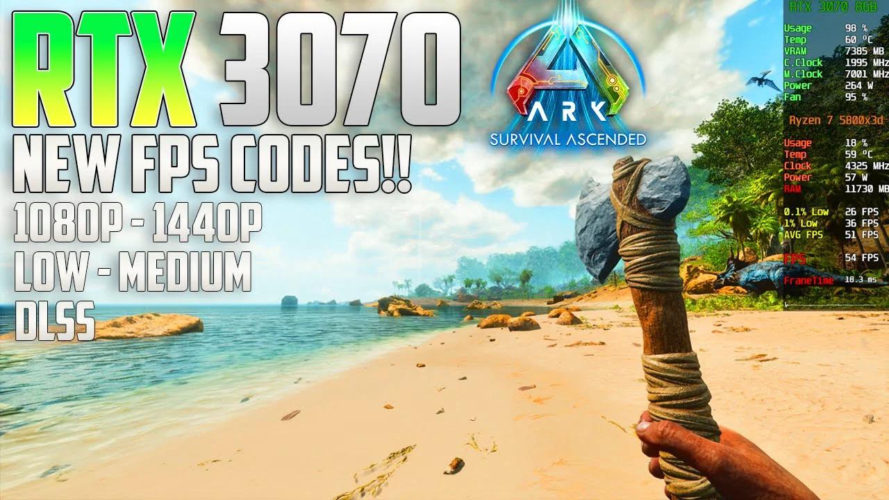 ARK Survival Ascended on the RTX 3070 | 1440p - 1080p | Medium & Low | DLSS