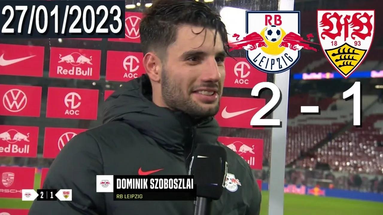 Dominik Szoboszlai Interview Nach Dem Spiel RB Leipzig 2 vs 1 VfB ...