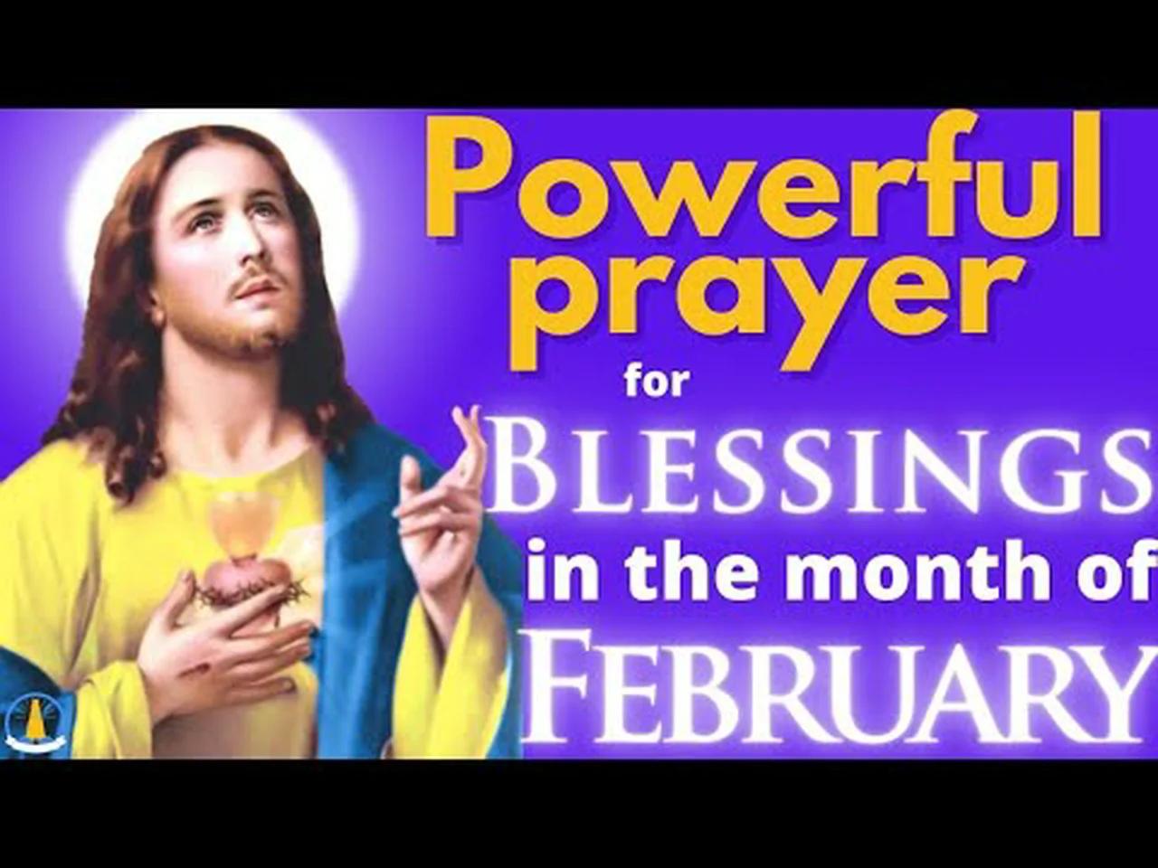 🙏 Powerful Prayer for Blessings in the month of February🙏