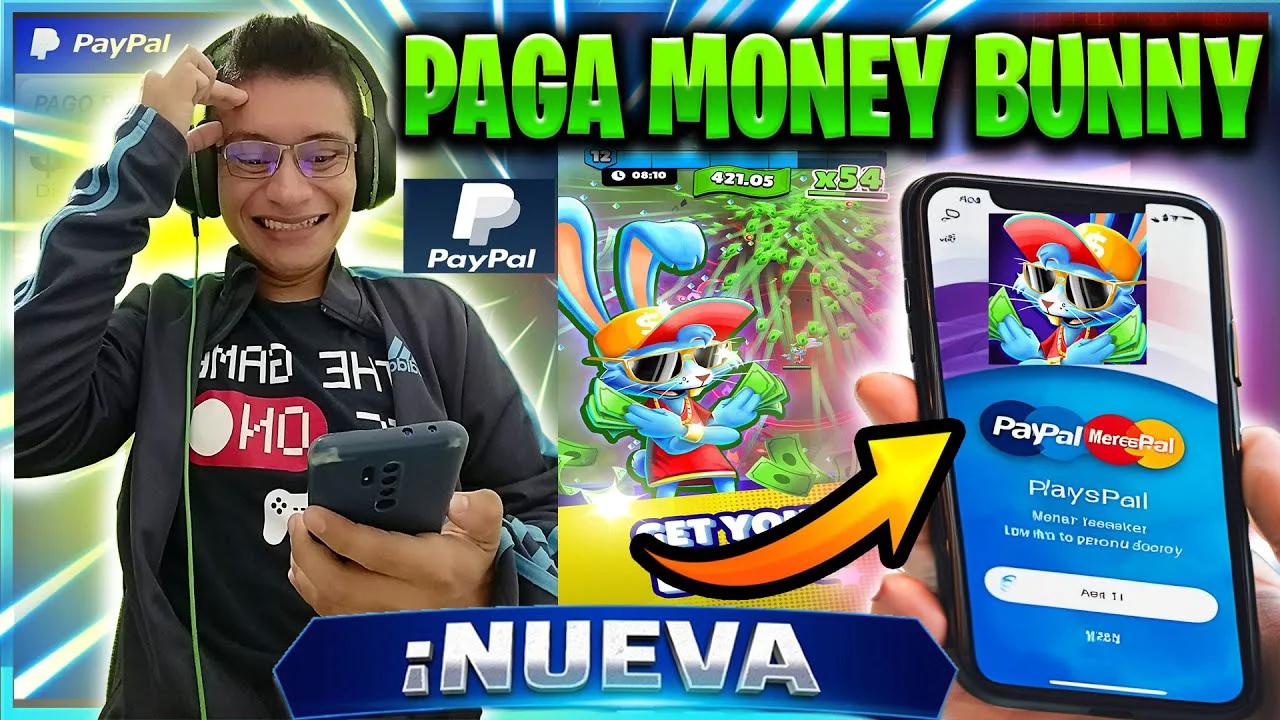 🎉 [SIN MÍNIMO DE RETIRO] APP PARA GANAR DINERO EN PAYPAL 2024 |"Money Bunny" gana dinero HOY MISMO 🟢