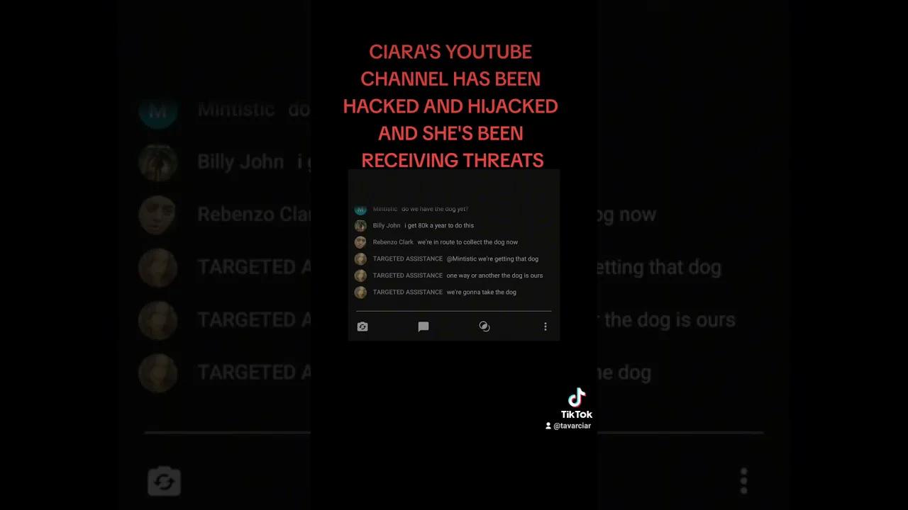 CIARA TAVARES-REYES HAS BEEN RECEIVING ONLINE THREATS